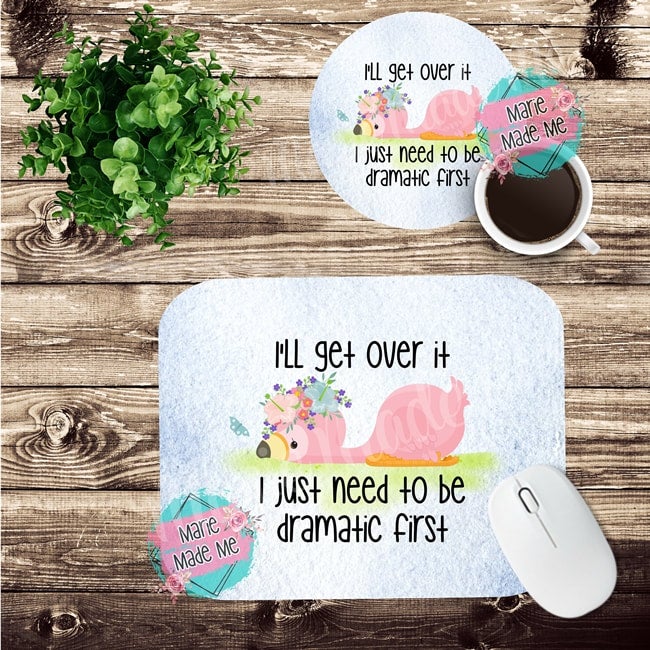 Dramatic Flamingo Desk Set | Marie Made Me